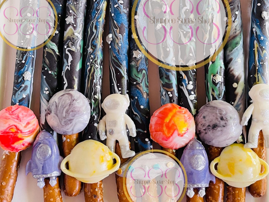 Outer Space Themed Pretzels Austronants Galaxy Alien Kids Boy Girl Teen ...