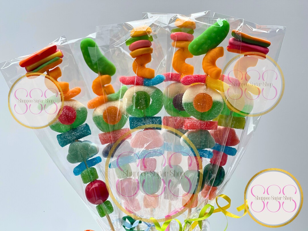 Pool Party Candy Kabobs | Custom Treats | BBQ | Beach | Slumber Party ...