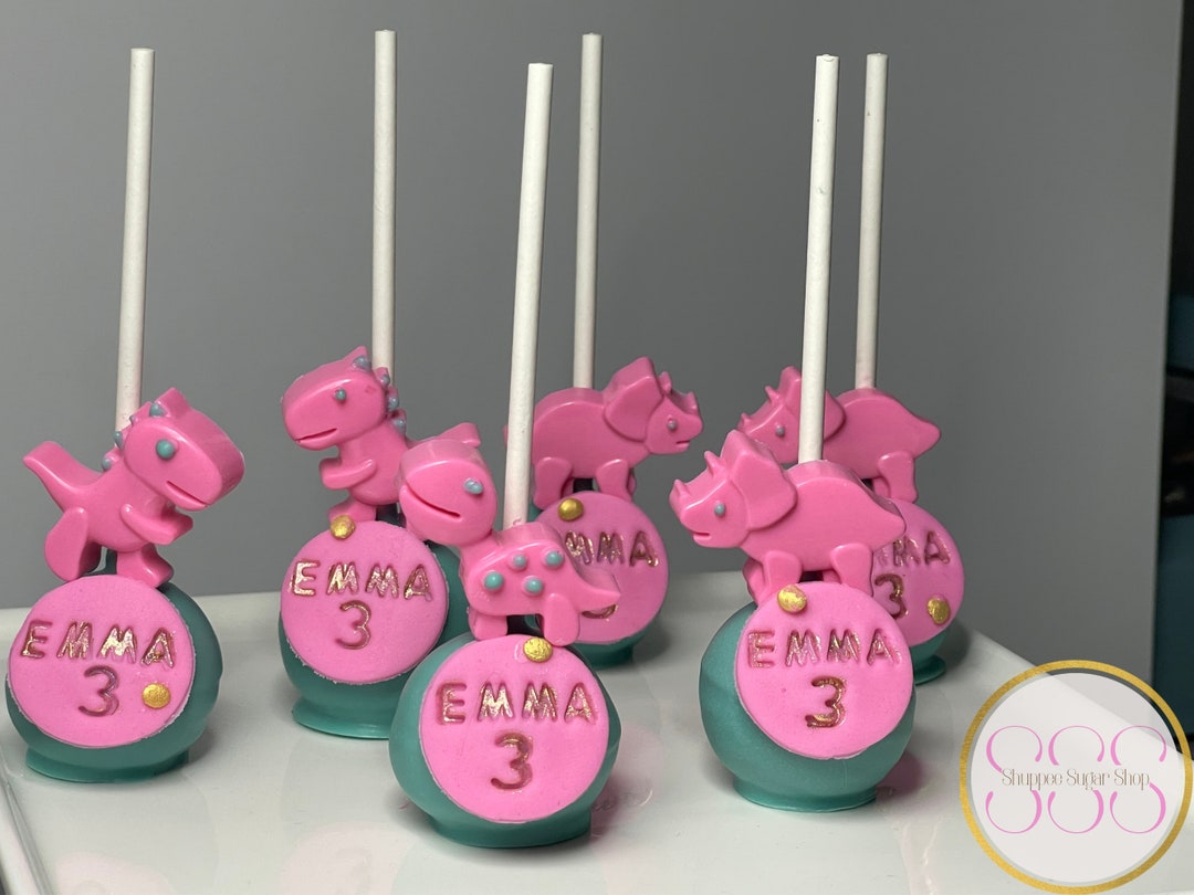 Personalized Cake Pops Birthday Party Favors Treats Girl Boy Toddler ...