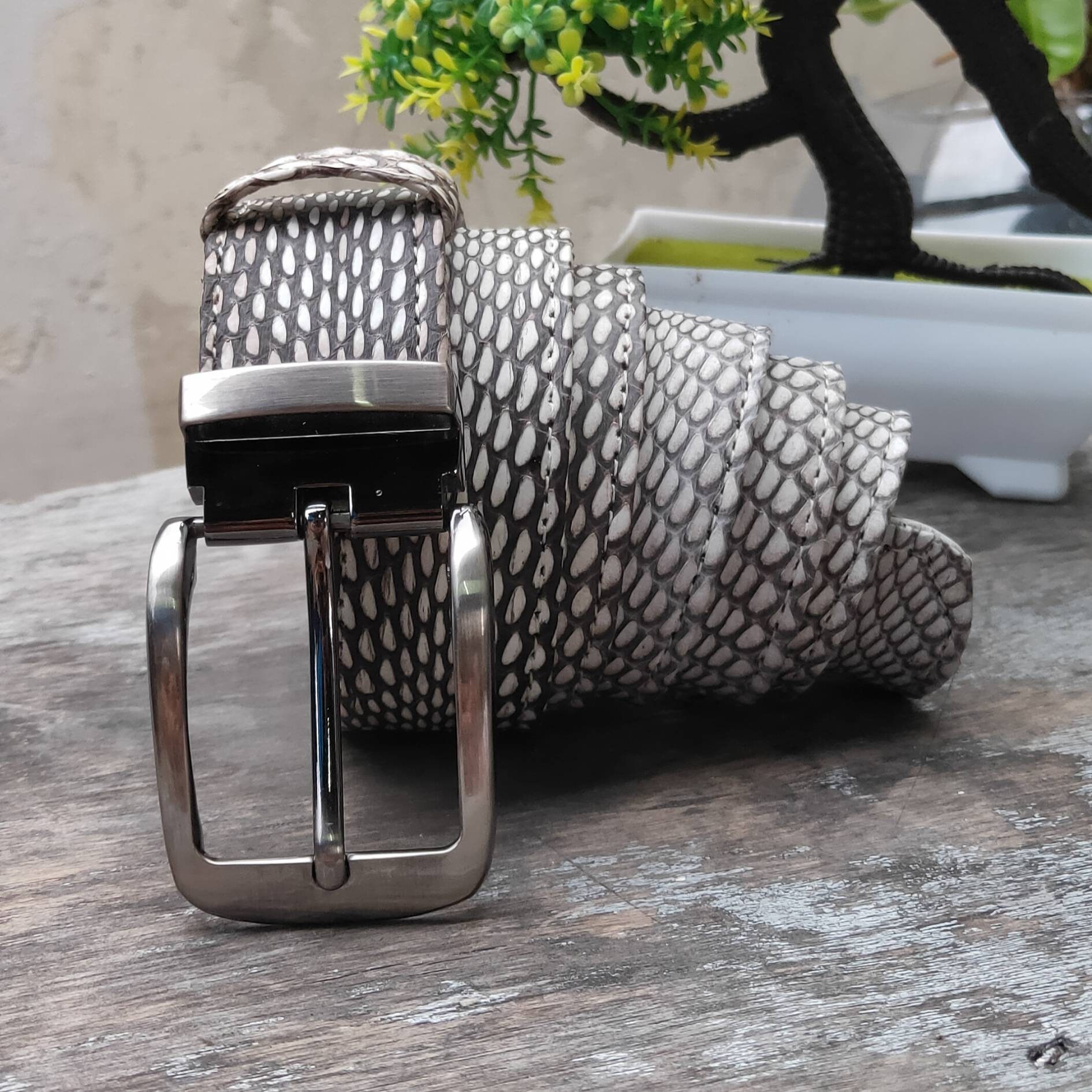 Belt Made of Genuine Cobra snake Skin leather 100 % Guarantee | Etsy