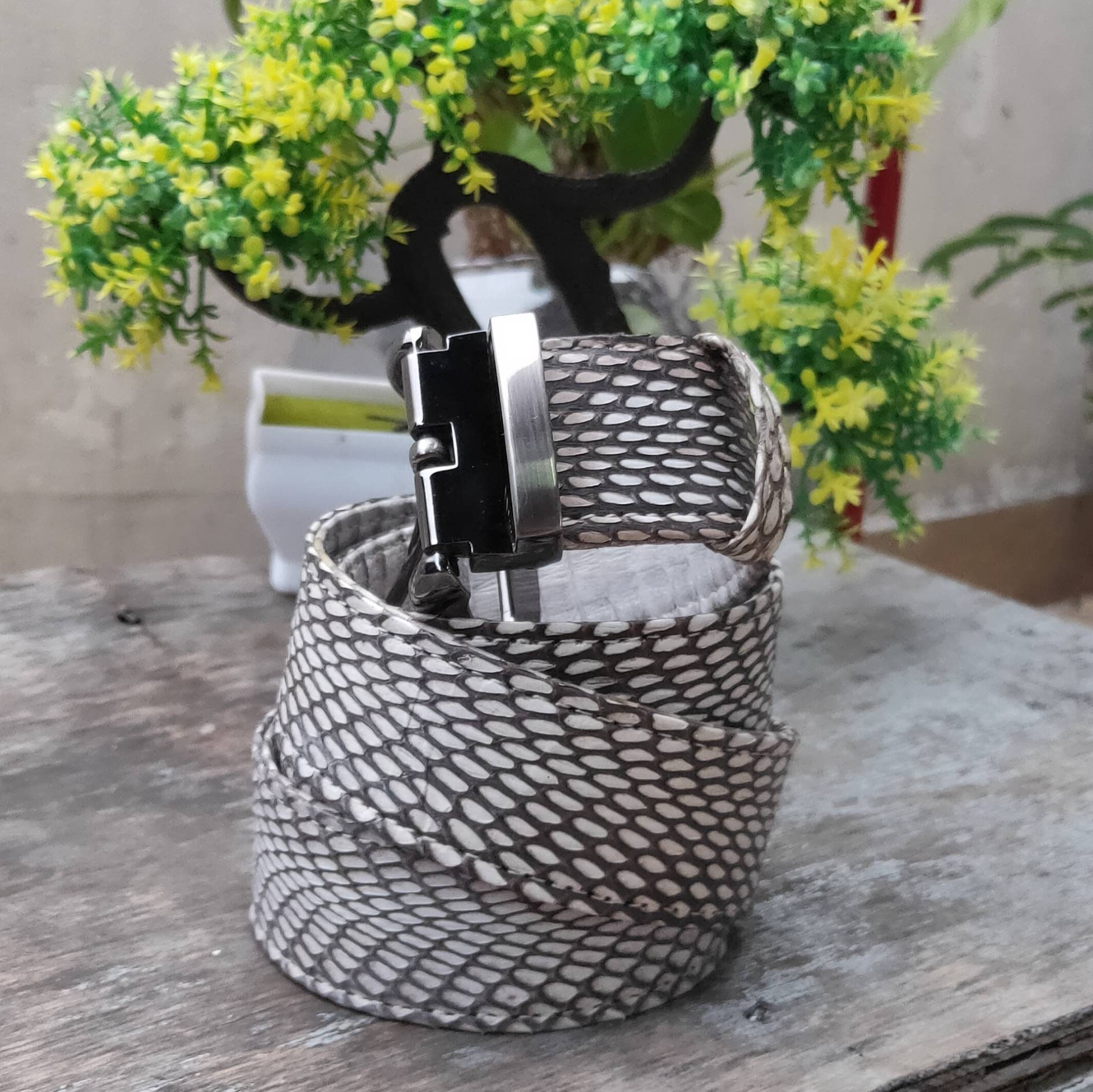 Belt Made of Genuine Cobra snake Skin leather 100 % Guarantee | Etsy