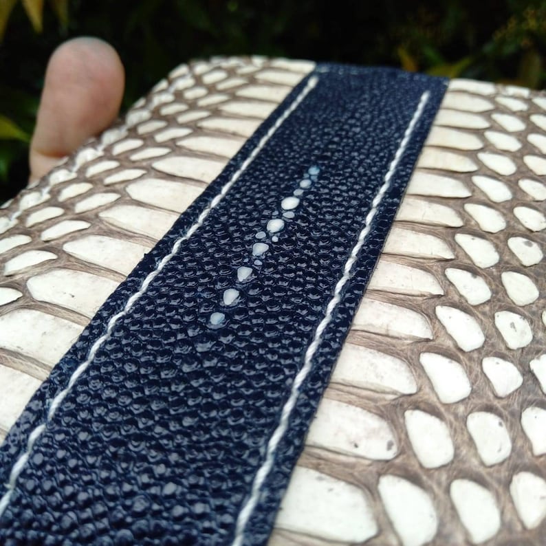 Bespoke Wallet Made of Genuine Cobra and Stingray Skin - Etsy