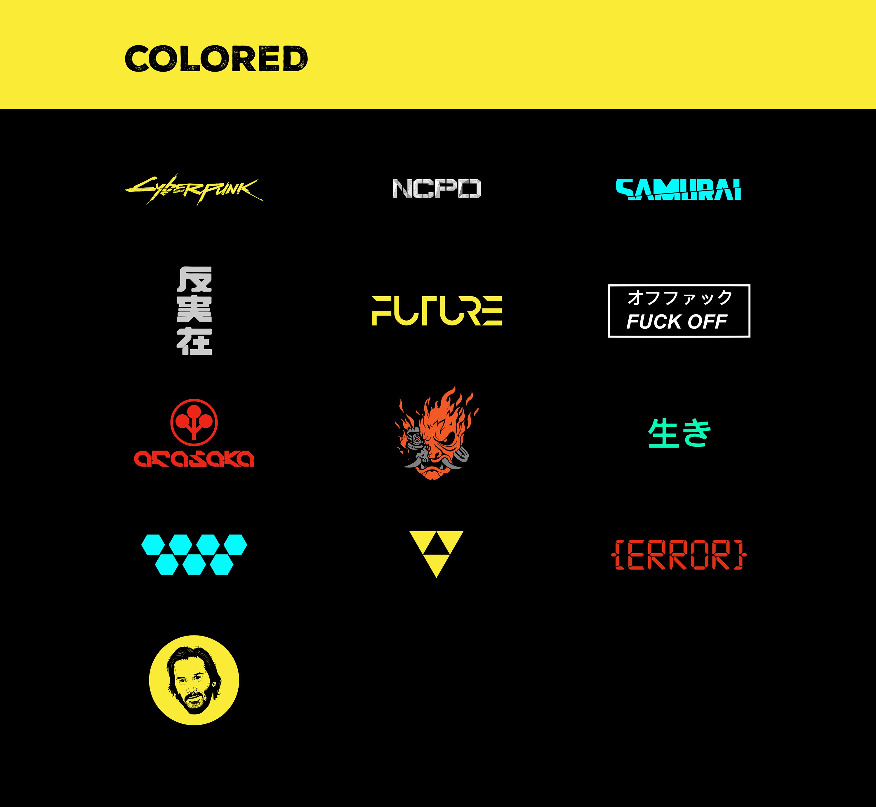 Cyberpunk 2077 SVG Bundle cyberpunk logo vector digital pack | Etsy ...
