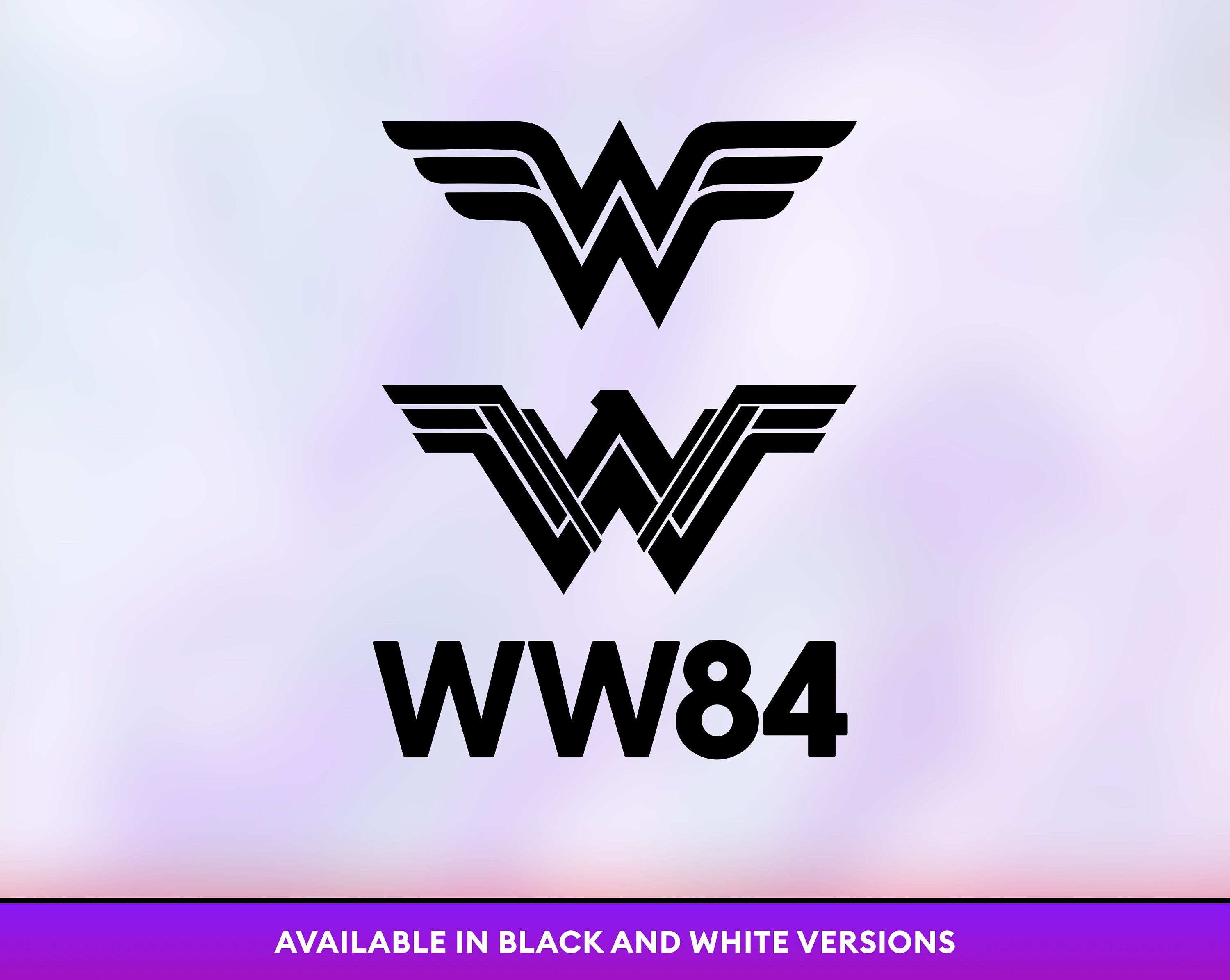 Wonder Woman Inspiration Svg WW84 Vector Inspired Logo Digital File ...