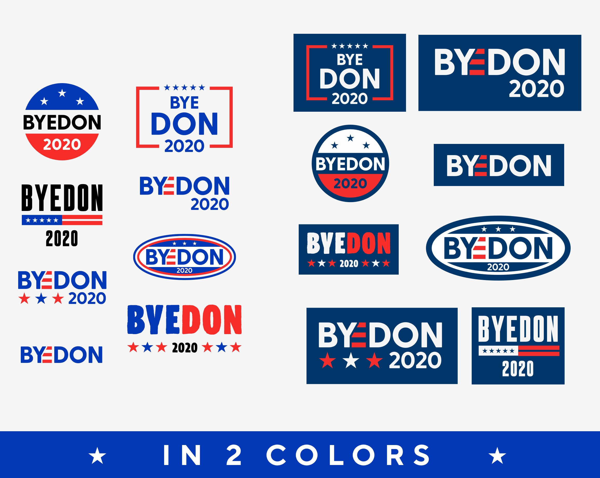 BYEDON 2020 SVG Bundle, Bye Don 2020, Joe Biden 2020 SVG, Byedon Bundle ...