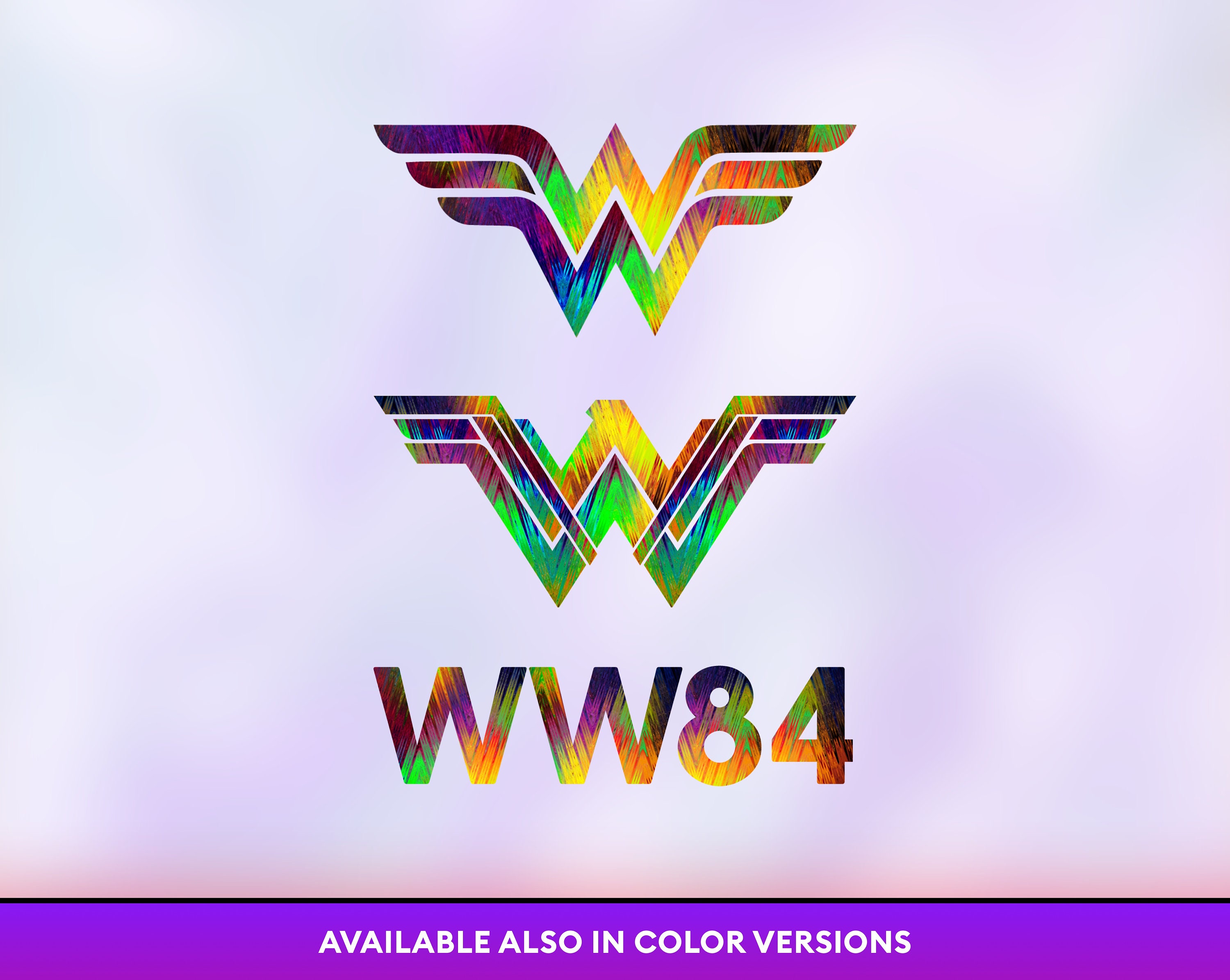 Wonder Woman Inspiration Svg WW84 Vector Inspired Logo Digital File ...