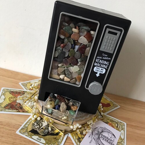 Mystery Crystal Mushroom Vending Machine Set of Two Mushrooms - Etsy