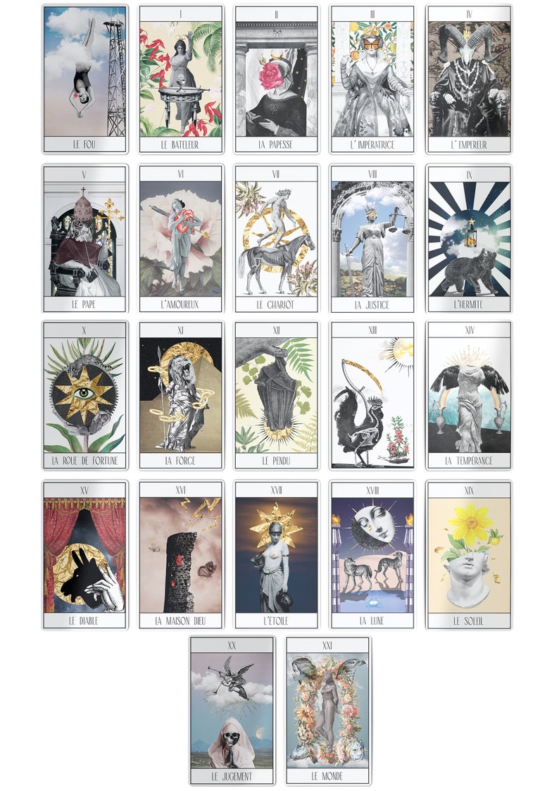 Ex Animo Tarot a Major Arcana Only indie tarot deck : 22 | Etsy