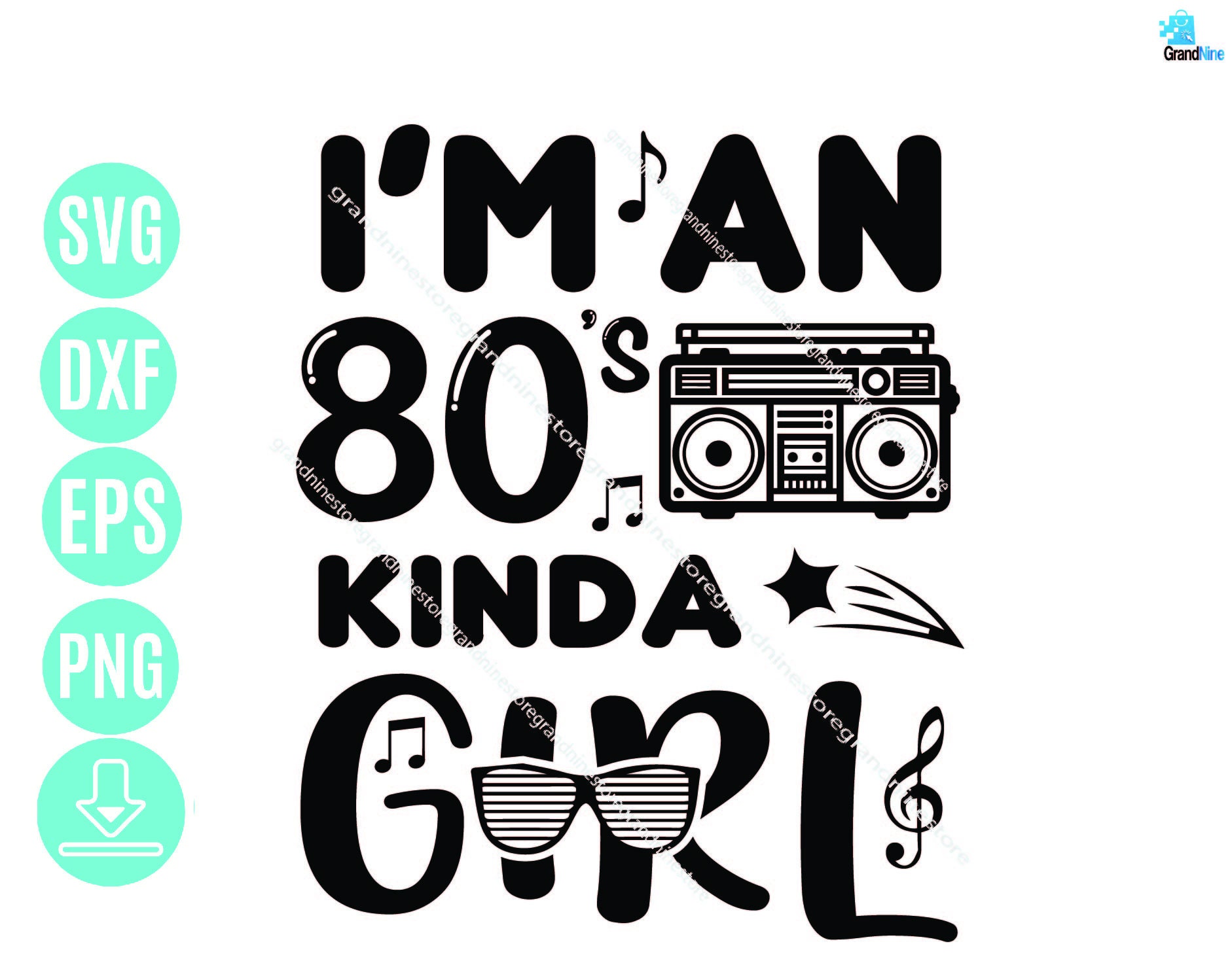 I'm an 80s Kinda Girl Svg 80s Girl Svg Costume Party - Etsy Canada
