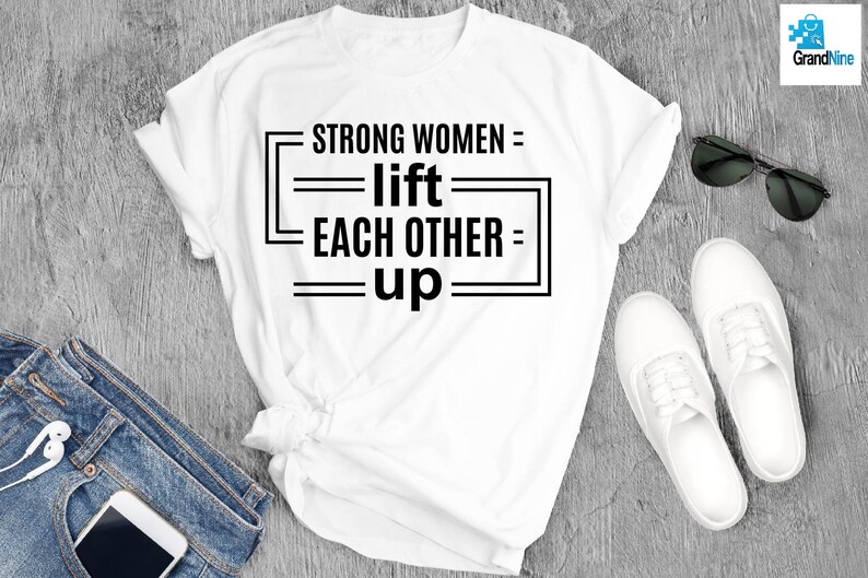 Strong Women Life Eachother up Svg Strong Woman Life | Etsy