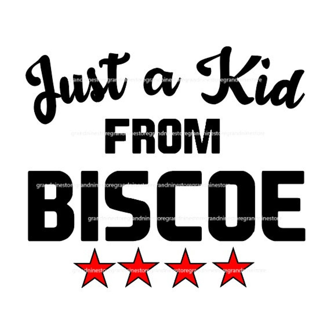 Just a Kid From BISCOE Svg - Etsy