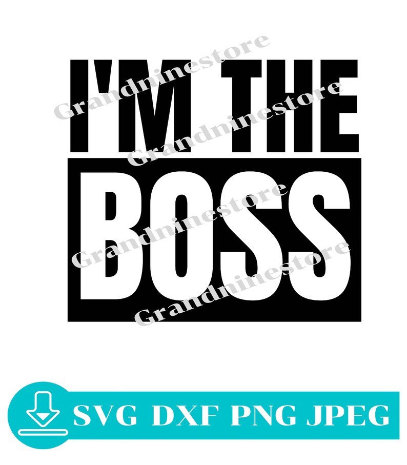 I the Boss Svg I Am the Real Boss Svg Funny Couple Svg - Etsy