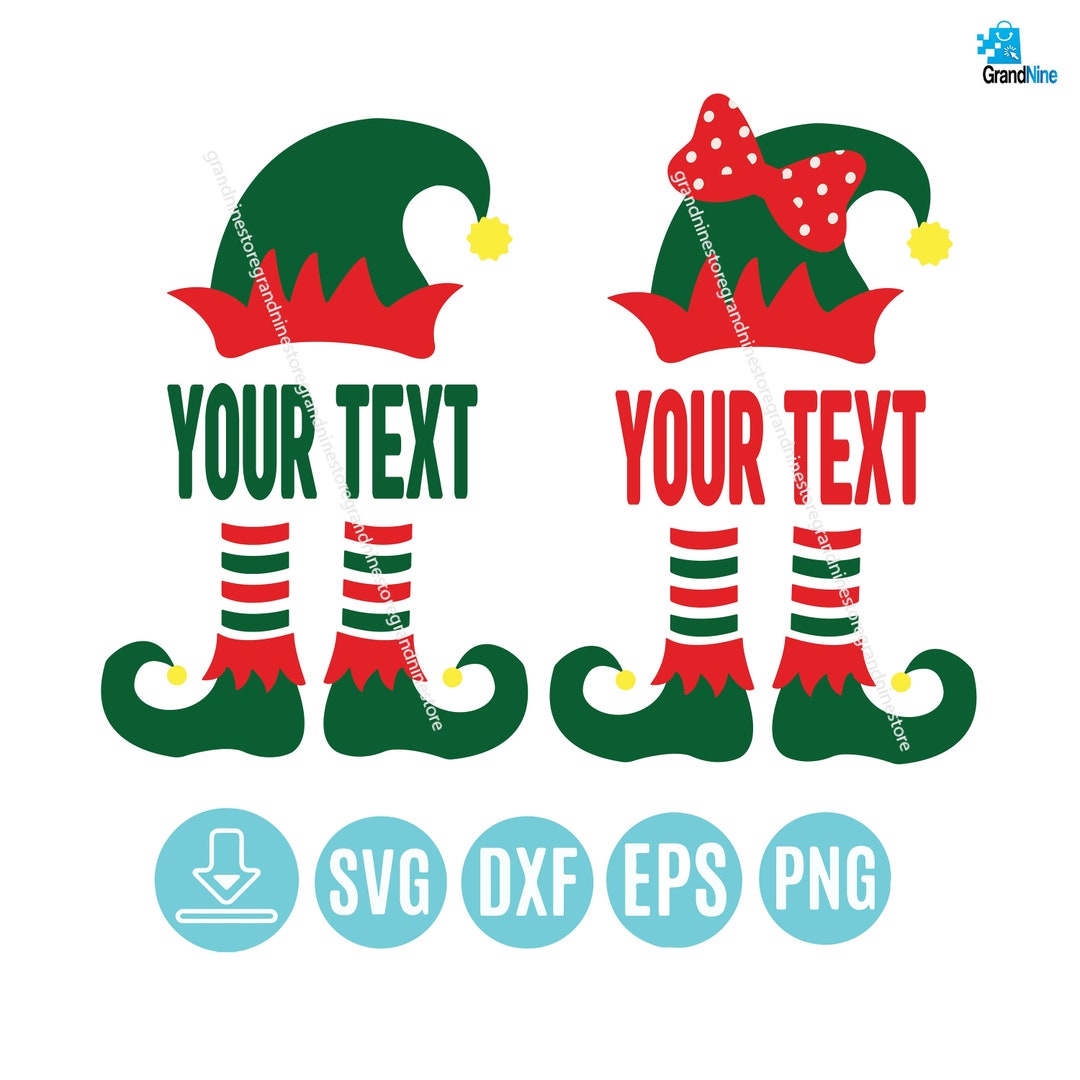 Boys and Girls Elf Svg, Most Popular Elf Svg, Christmas Svg, Elf Hat ...