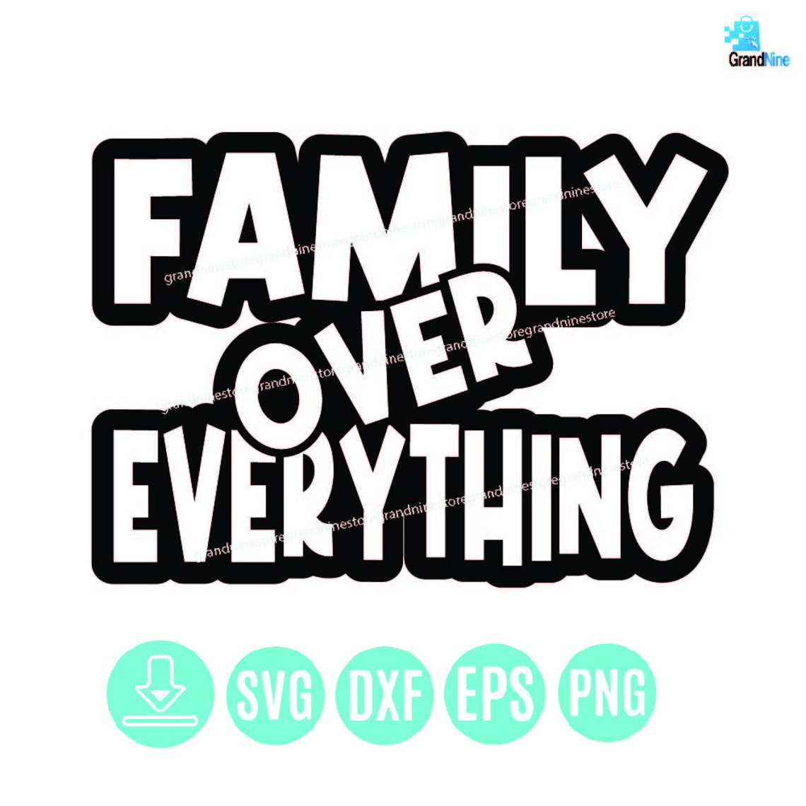Family Over Everything Graphic Design Svg Family Squad Svg - Etsy