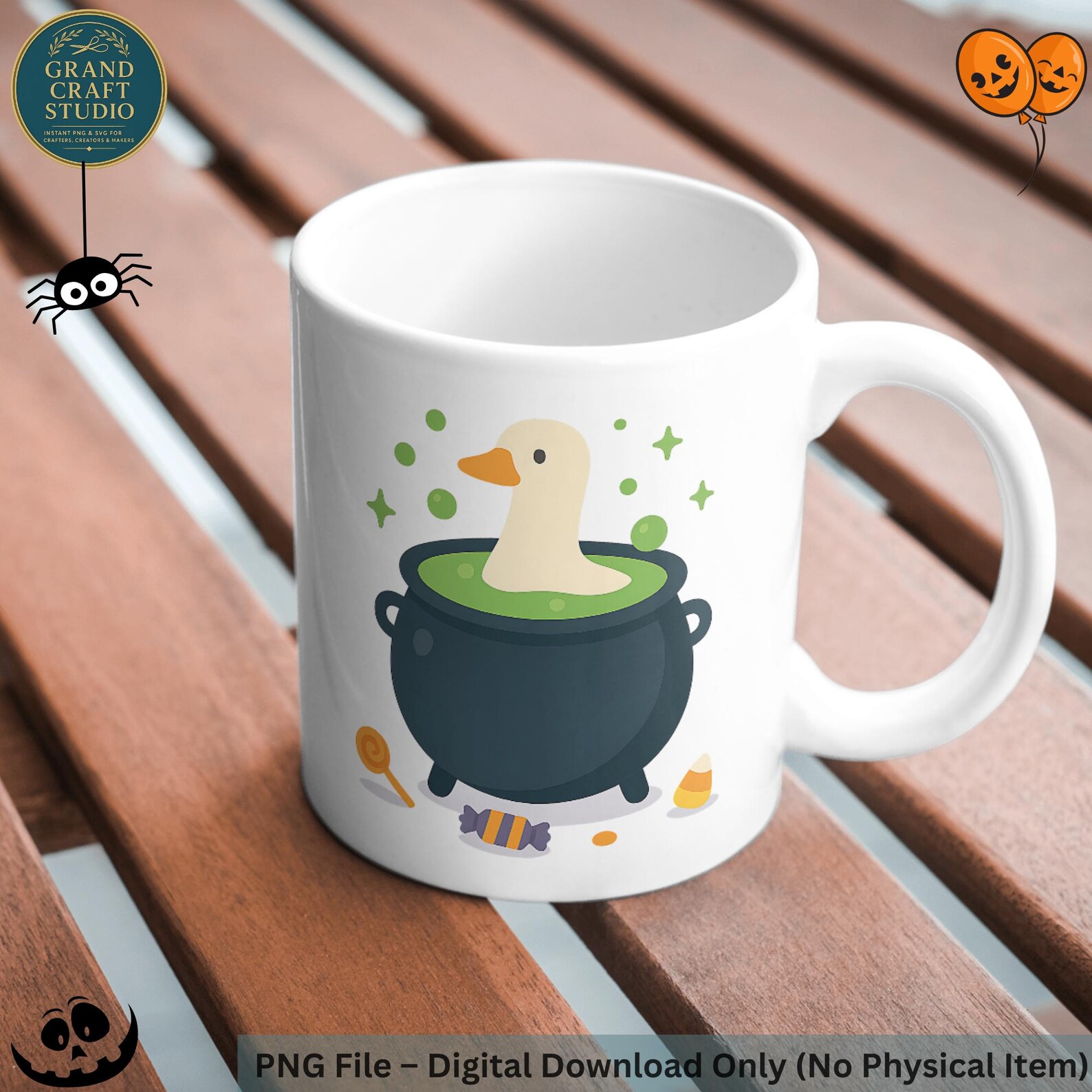Halloween Goose PNG Bundle: Witch, Mummy, Zombie Ducks Clipart (digital ...