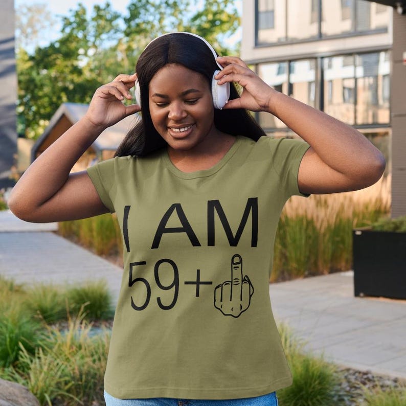 I Am 59 Plus Middle Finger SVG: 60th Birthday Digital Download - Etsy