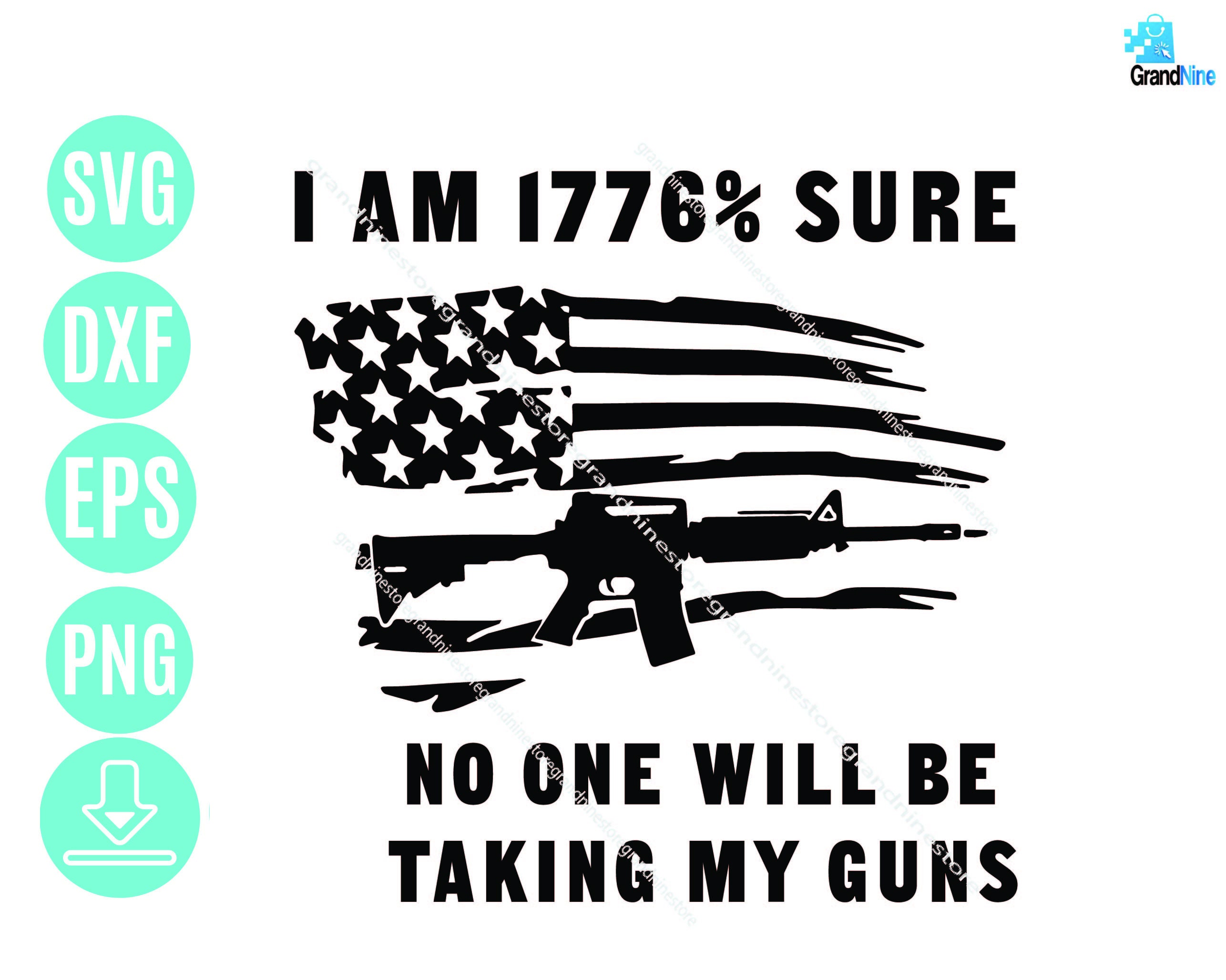 Home & Living Wall Decor DXF,4th of july Cricut PNG I am 1776% sure no ...