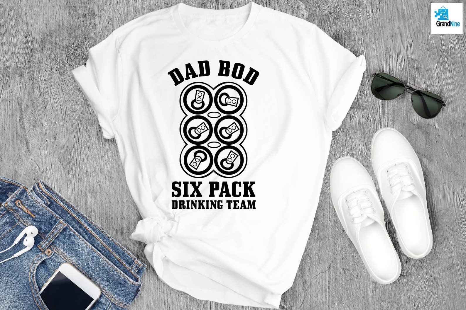Dad Bod Six Pack Drinking Team SVG Beer Can Six Pack Svg - Etsy
