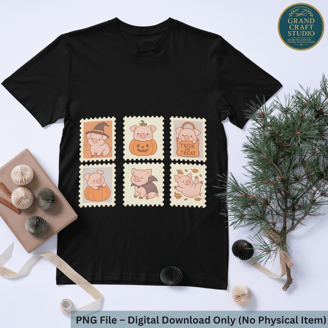 Halloween Pig Clipart PNG: Witch, Vampire, Pumpkin Costume (digital ...