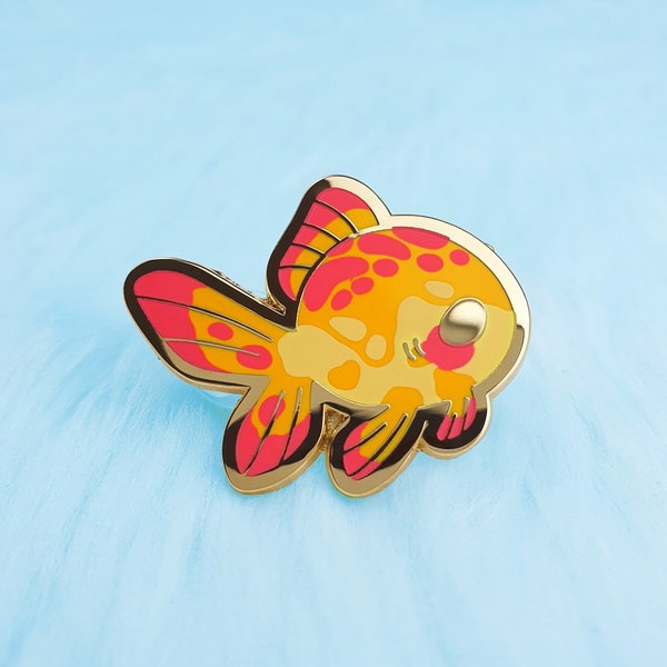 Goldfish Pin - Etsy