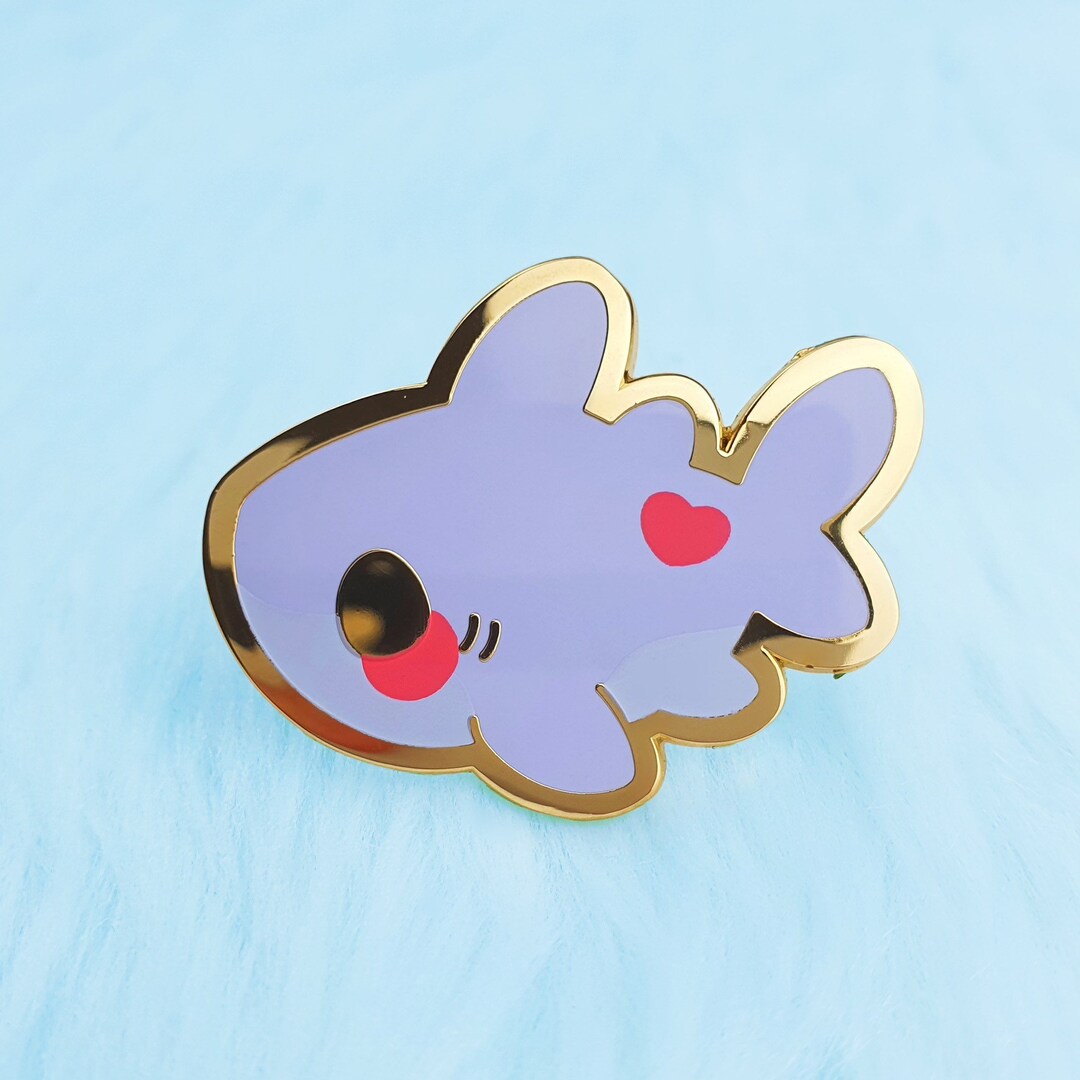 Shark Enamel Pin - Etsy