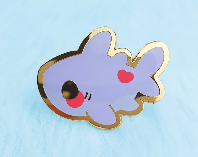 Shark Enamel Pin - Etsy