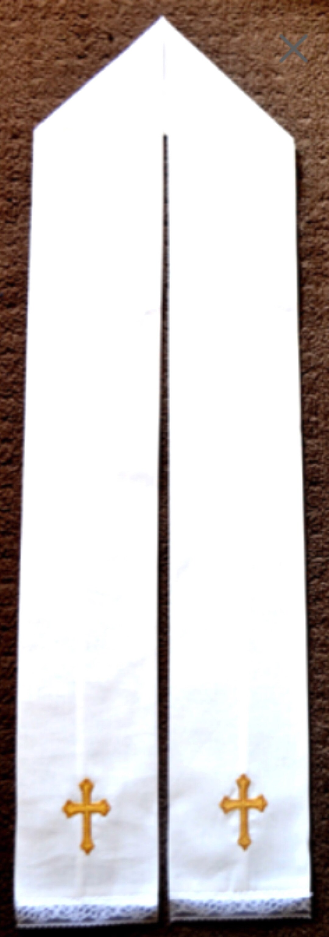 BAPTISM STOLE/SASH - Embroidered Sacrament Stole, Baptism, Confirmation ...