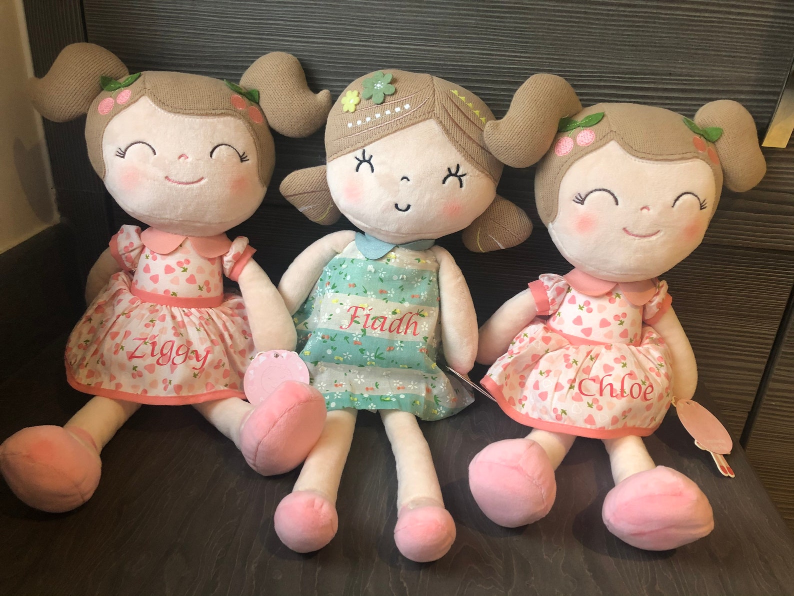 Personalised Doll Rag Doll Soft Plush Doll 1st Birthday | Etsy UK