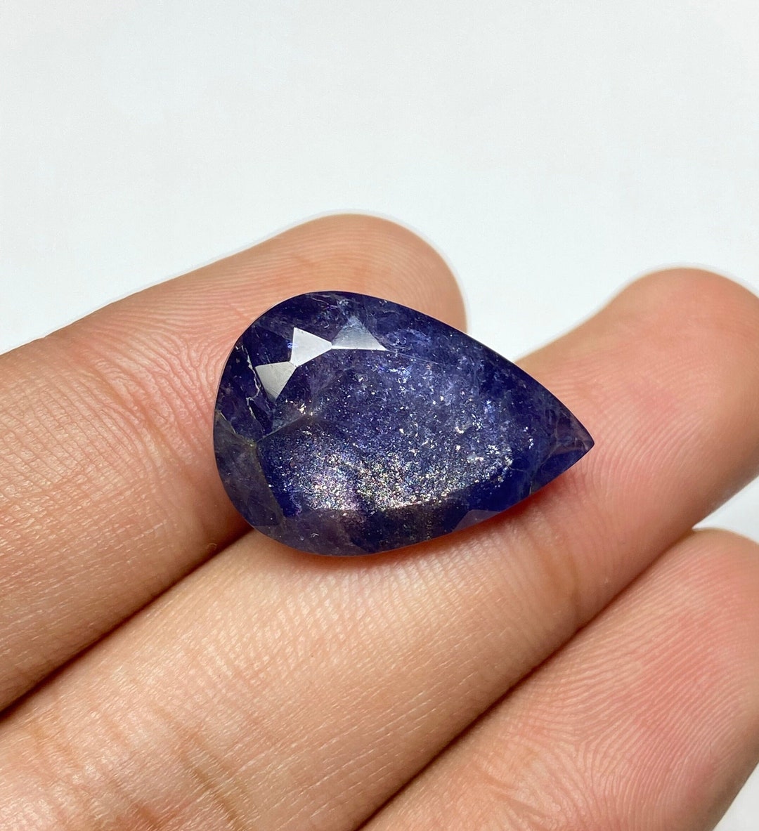 Sunstone Iolite Faceted With Multi Glitters Sparkling Iolite Sunstone ...