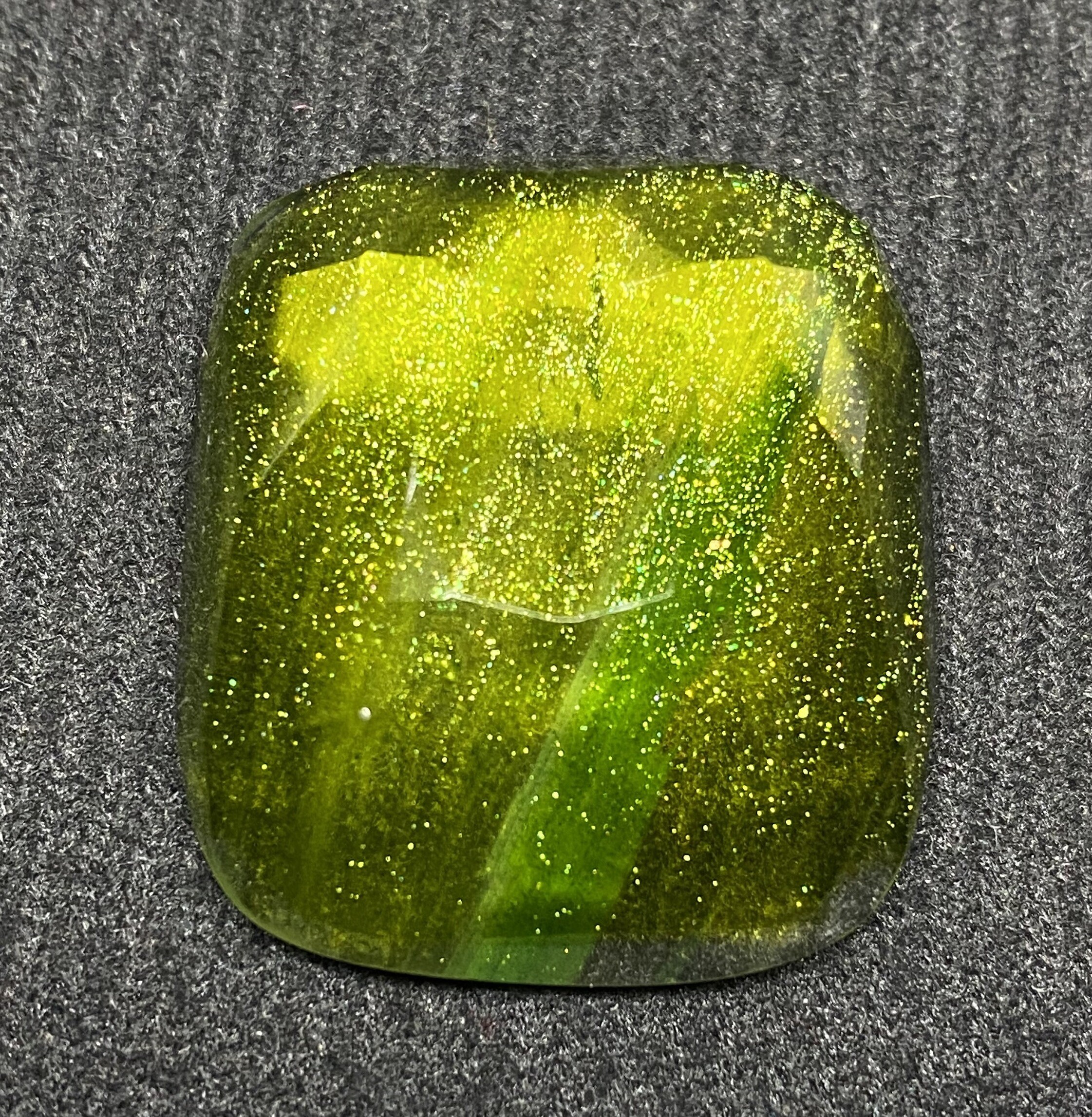 Sunstone Gemstone Green Sunstone Doublet Rose Cut Gemstone | Etsy