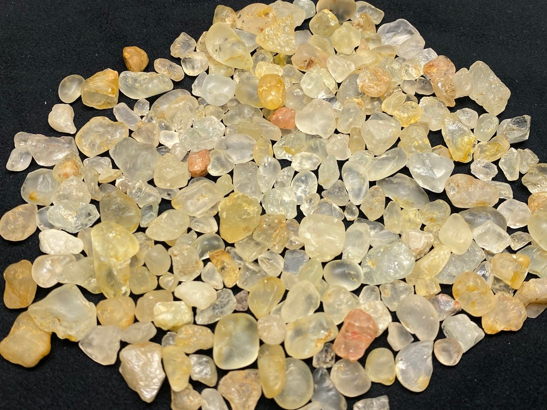 White Topaz Rough Stone Natural Raw White Topaz for Jewelry 10mm-20mm ...