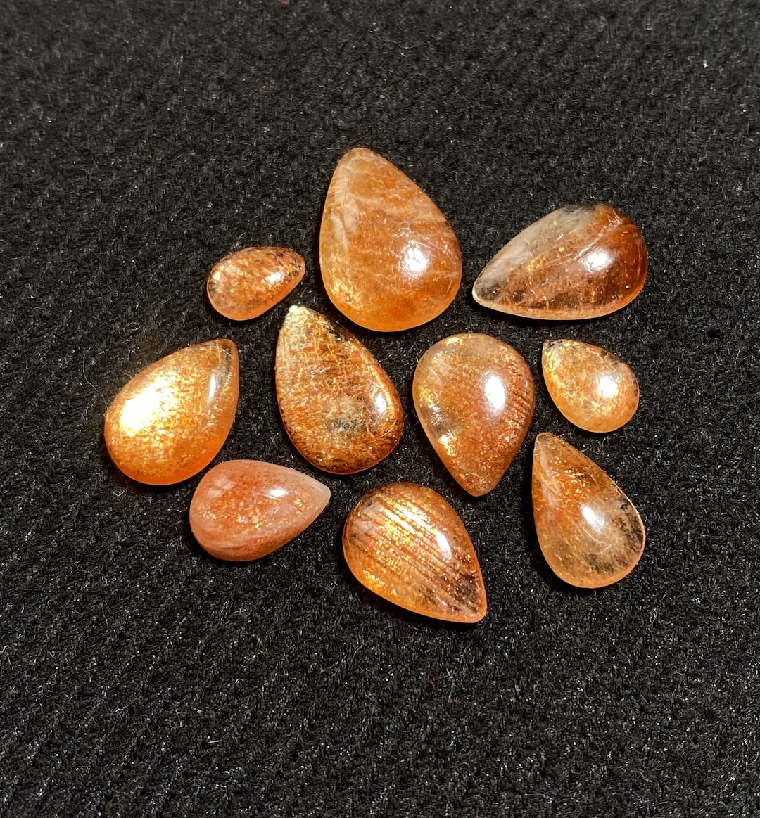 Sunstone Gemstone, Natural Sunstone Cabochon, AAA Quality Sunstone ...
