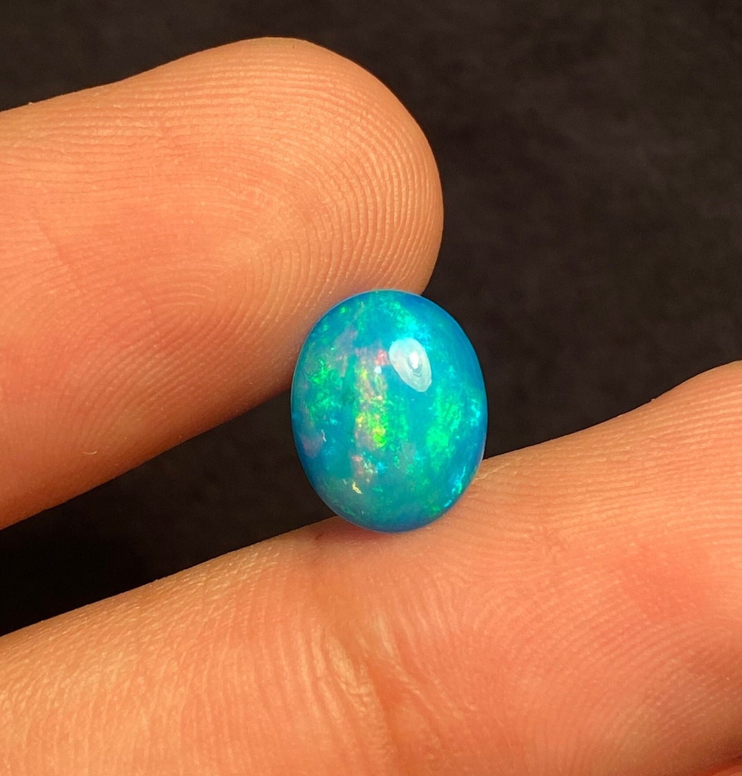 AAA Paraiba Blue Opal Natural Ethiopian Blue Opal Cabochon - Etsy