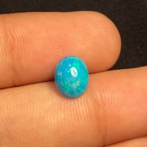 AAA Paraiba Blue Opal, Natural Ethiopian Blue Opal Cabochon for Jewelry ...