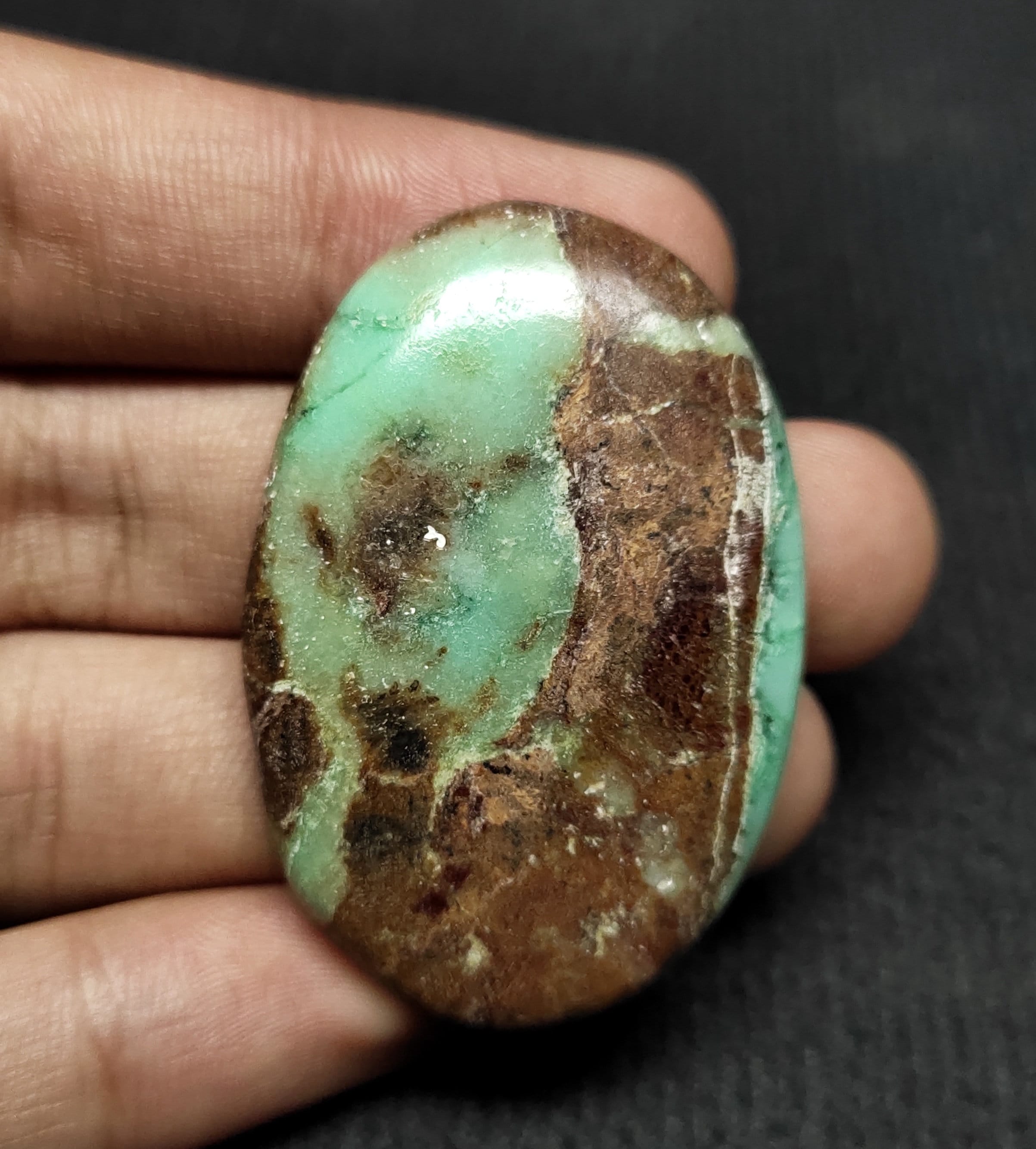 Chrysoprase Gemstone Natural Chrysoprase Cabochon AAA - Etsy