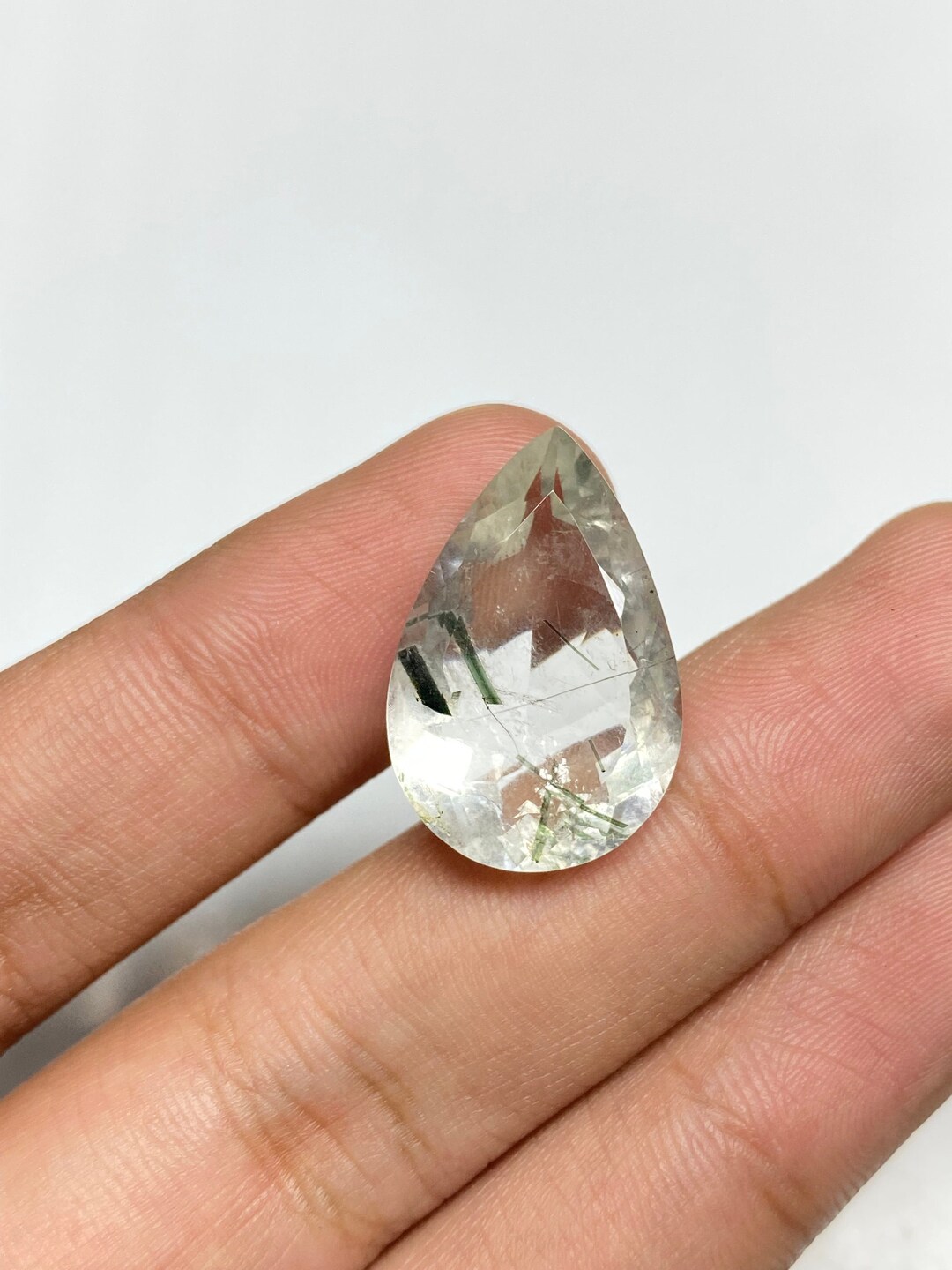 Rutile Gemstone, Natural Green Rutile Cut Gemstone, AAA Quality Green ...