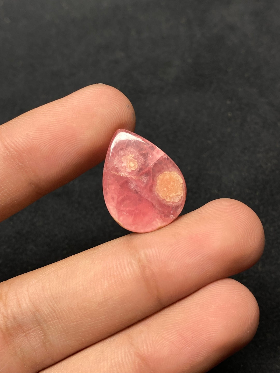 Rhodochrosite Gemstone, Natural Rhodochrosite Cabochon, AAA Quality ...