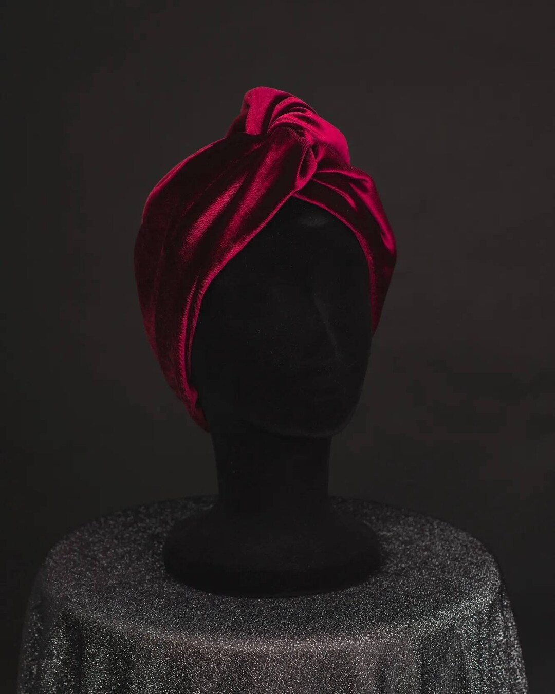 Bordoux Wine Velvet Turban Color Hollywood Style Great Gatsby Hat ...