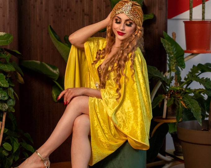 Lemon Yellow Summer Gown Sun Color Hollywood Style Great - Etsy