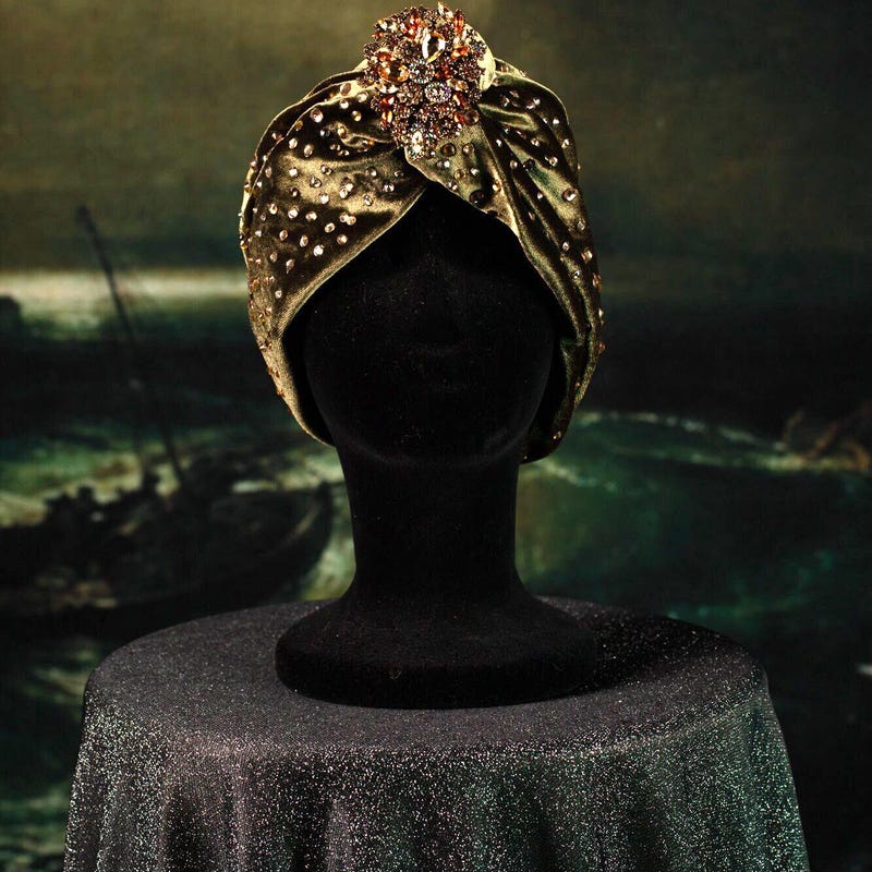 Turban Brooch Caps - Etsy