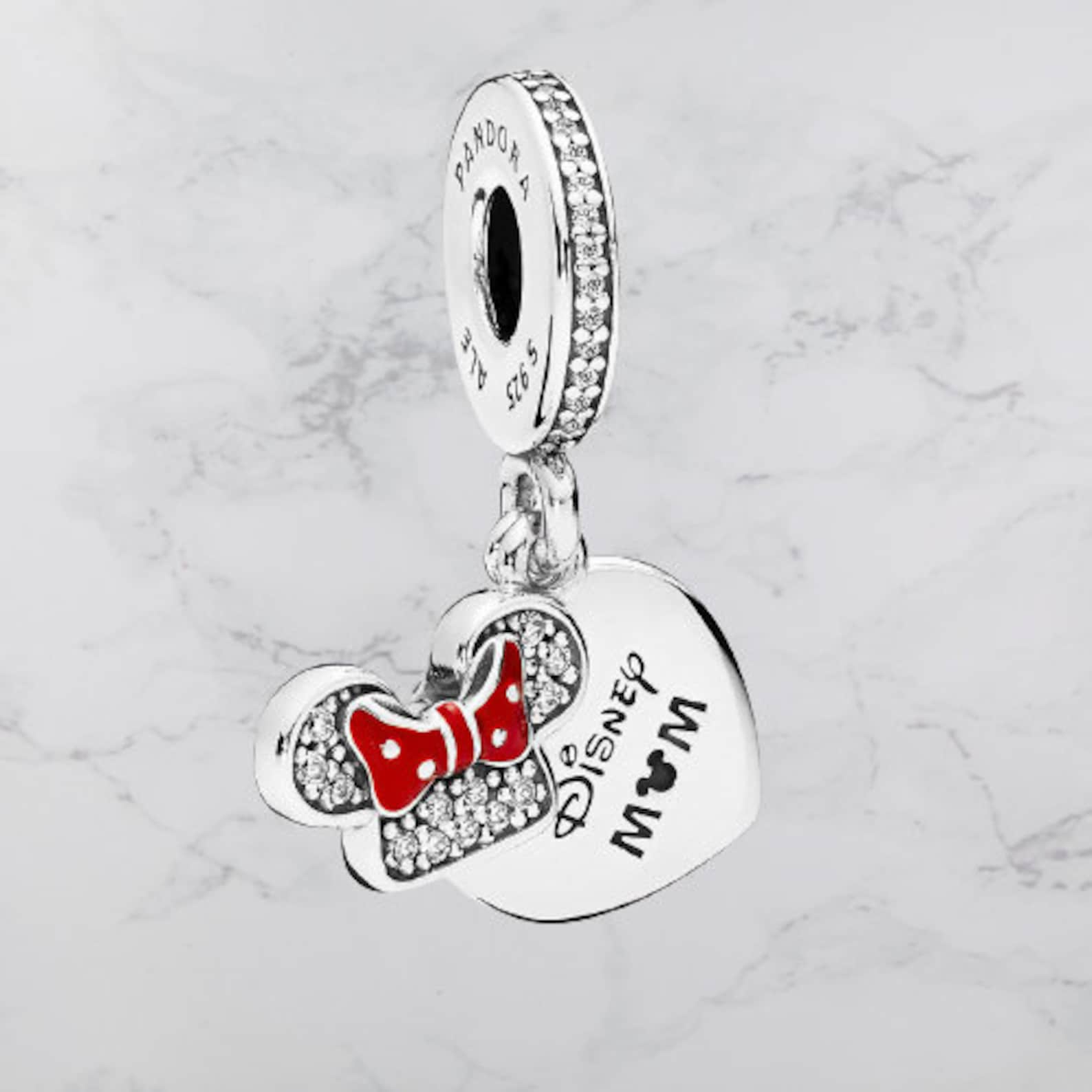 Pandora Disney's 'DISNEY MOM MUM' Dangle Charm - Etsy UK