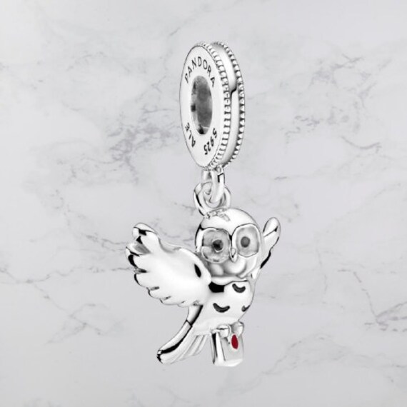 H P Hedwig Dangle Charm 799123C01 Pandora Charms for Pandora | Etsy