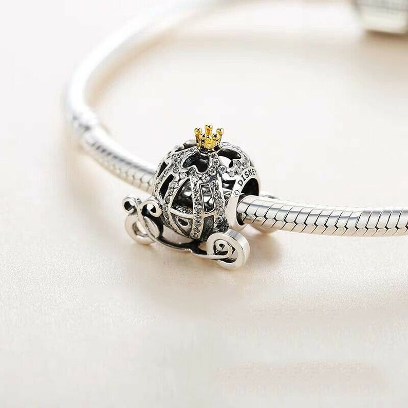 Pandora Disney Cinderella's Pumpkin Coach Charm 791573CZ - Etsy