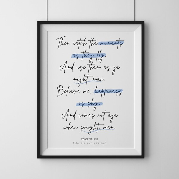 Robert Burns Print - Etsy