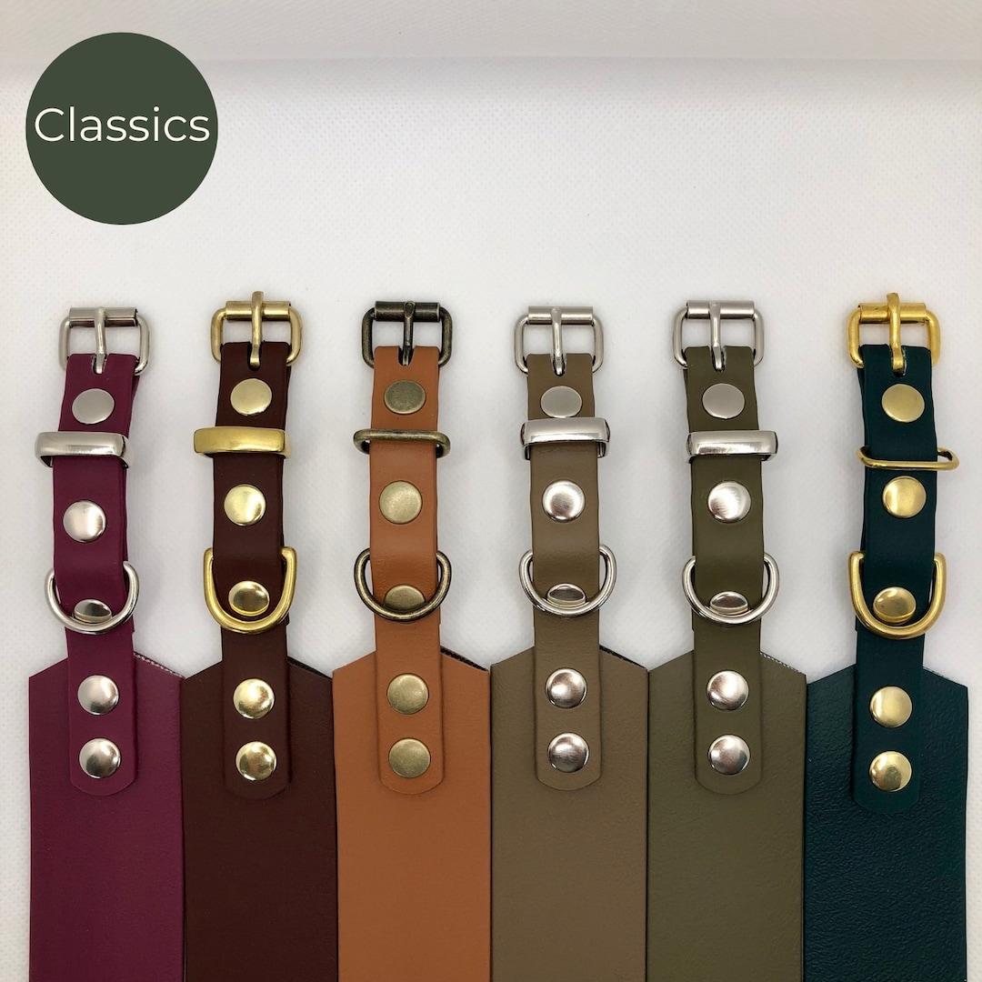 Classic Biothane Hound Collar - Italian Greyhound, Whippet, Greyhound ...