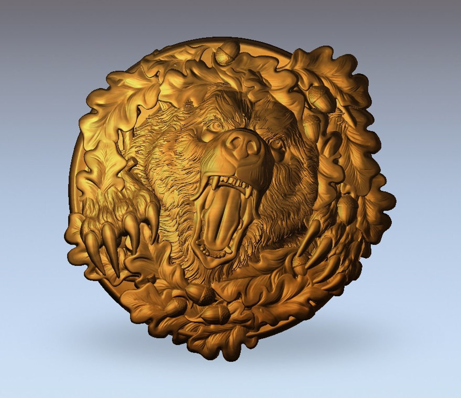 Stern bear. 3D stl model stl file stl 3d stl 3d stl file | Etsy