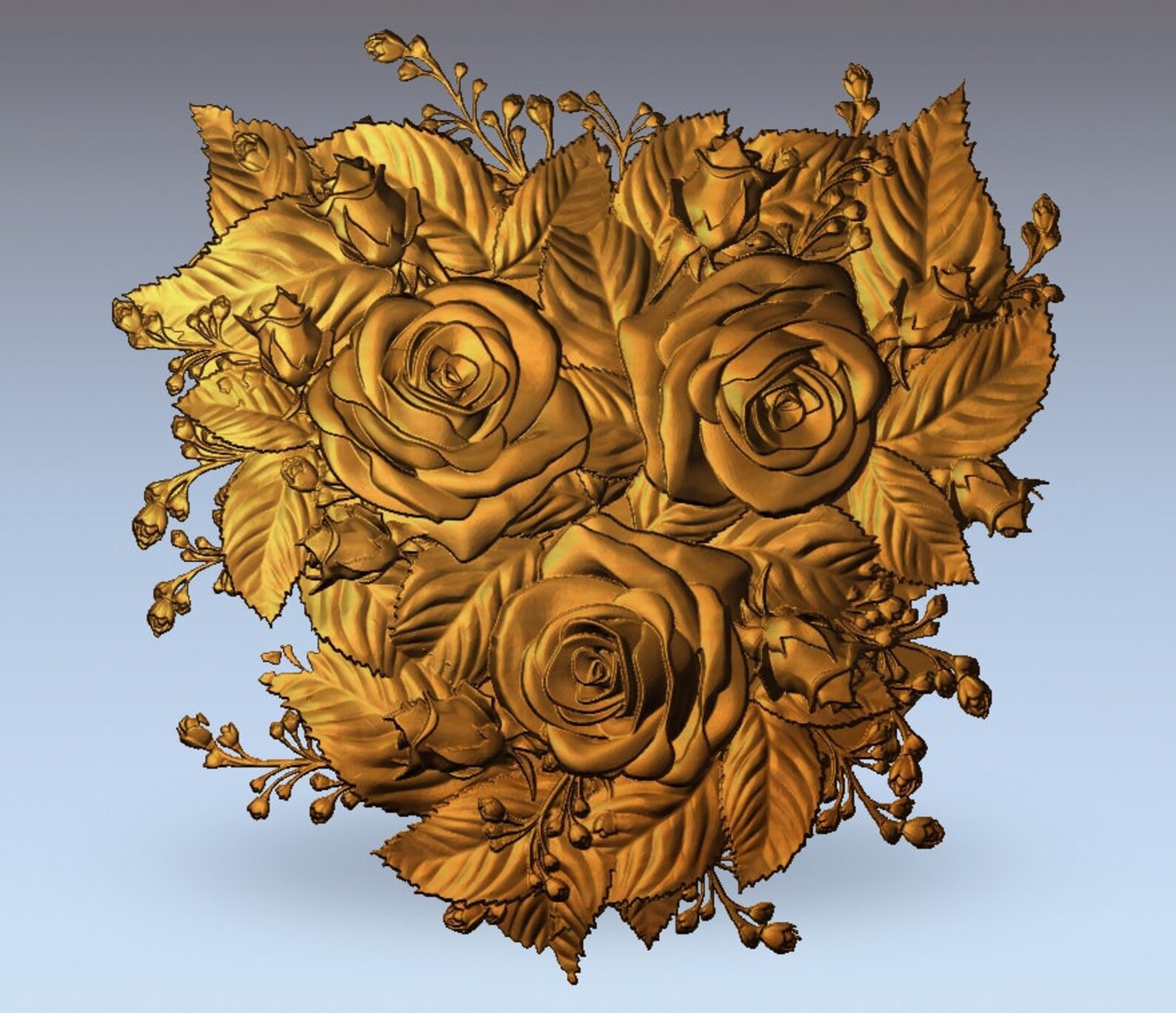 Bouquet of roses. 3D stl model stl file stl 3d stl 3d stl | Etsy