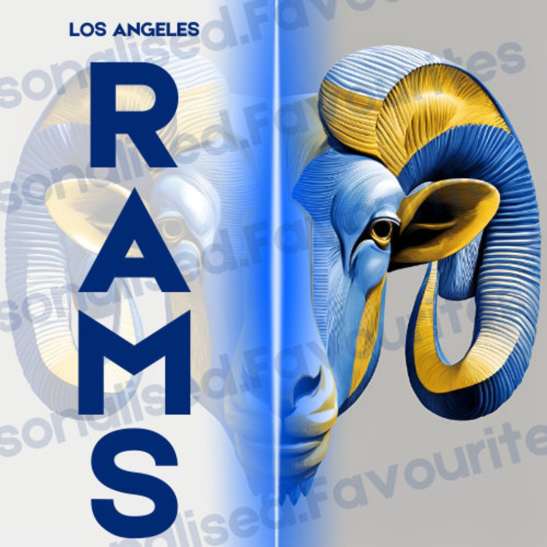 Los Angeles Rams Logo - Personalised - Etsy