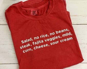 Chipotle Shirt - Etsy