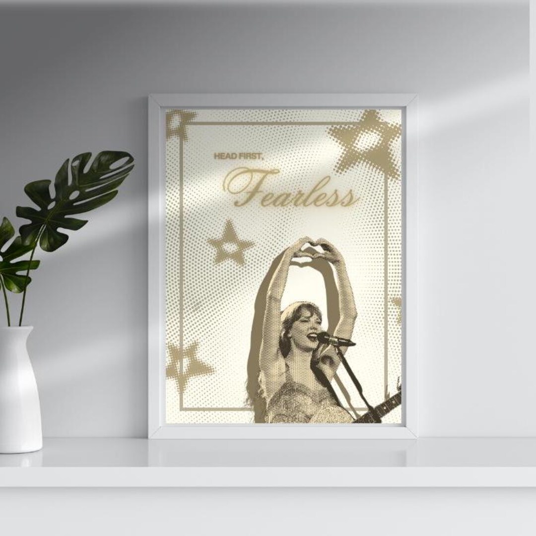 Taylor Swift Fearless Digital Print - Etsy